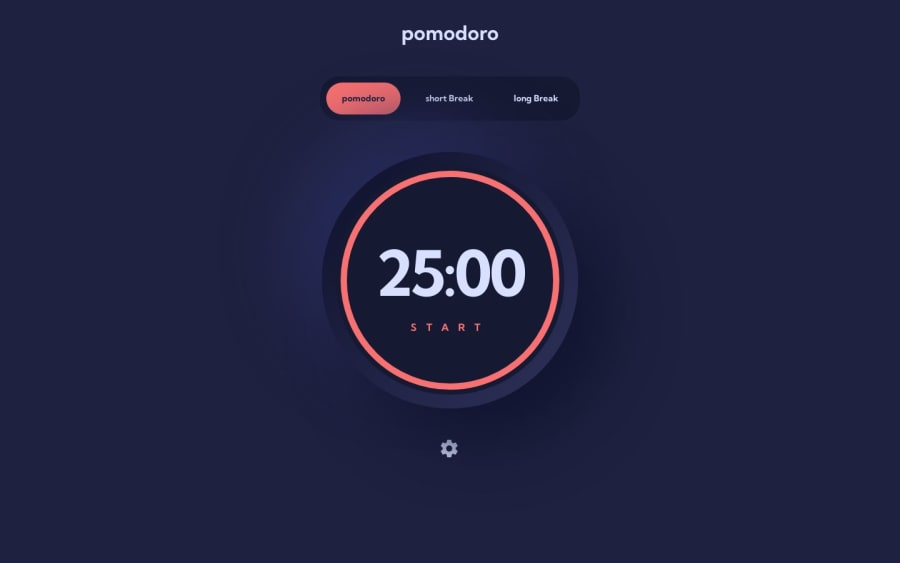 Frontend Mentor Pomodoro Timer Using Redux Tailwindcss And React