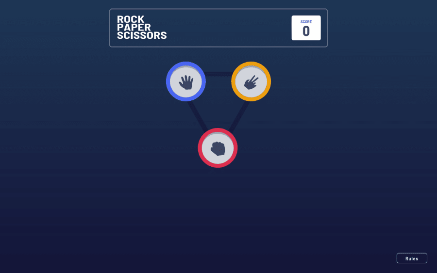 Frontend Mentor Rock Paper Scissors Game Created With React Typescript Tailwind Redux Coding