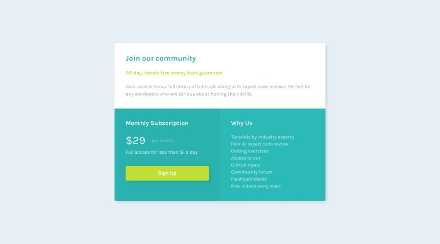 Frontend Mentor Use Simple Css With Grid Layout Coding Challenge Solution
