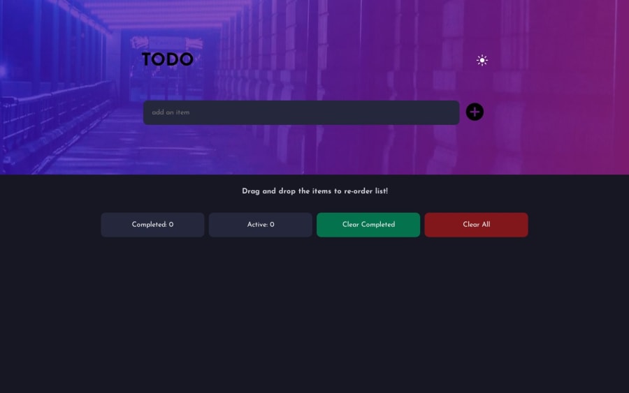 Frontend Mentor Todo App Vite Ts Beautifull Dnd Coding
