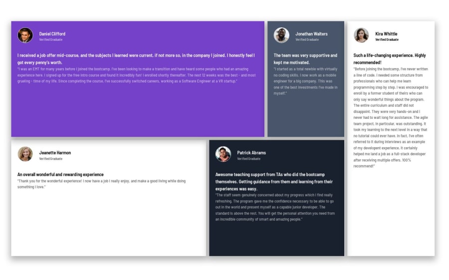 Frontend Mentor Reviews Arena Using Css Flexbox Coding Challenge Solution