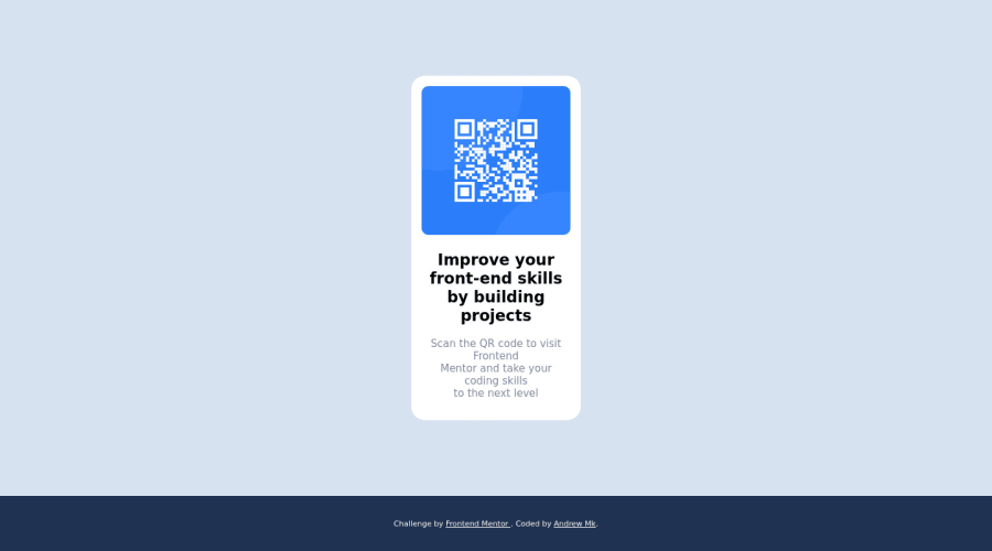 Frontend Mentor Qr Code Component Using Html And Css Coding Challenge