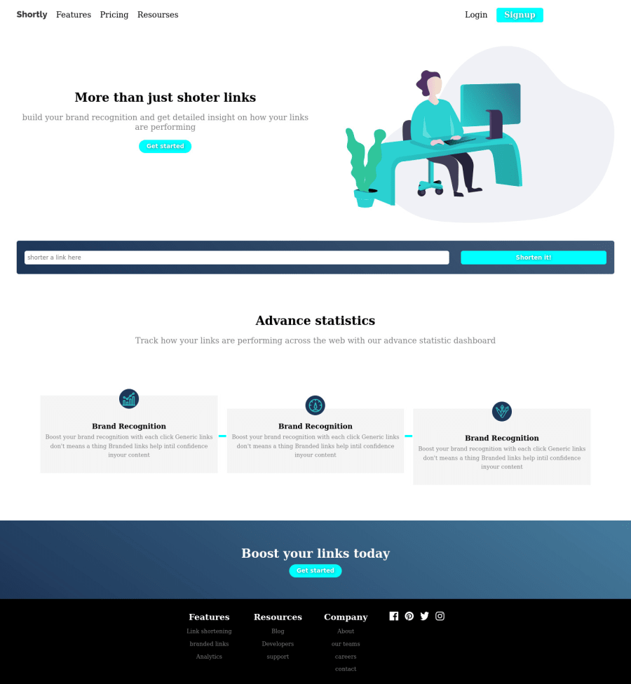 Frontend Mentor Responsive Landing Page Using Css Flexbox Coding Challenge Solution