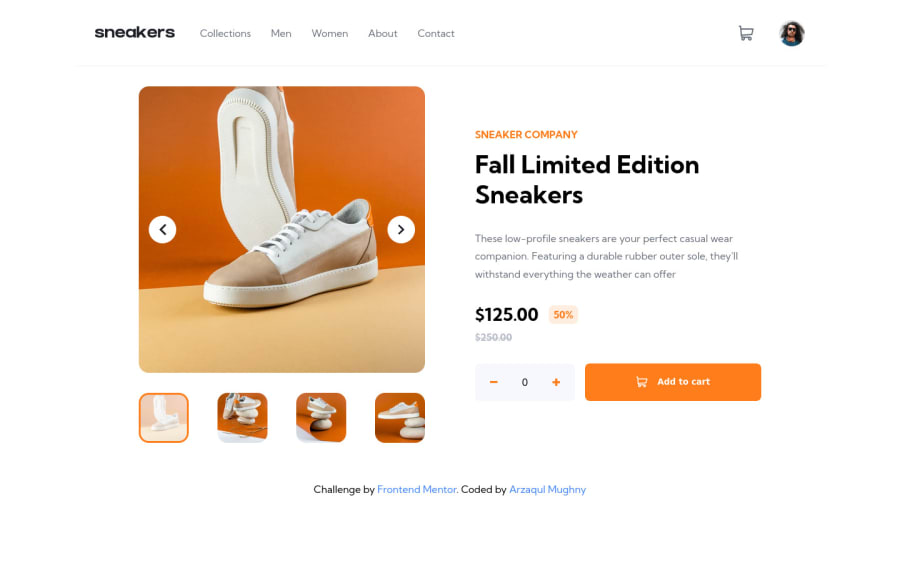 Frontend Mentor E Commerce Product Page Using Nextjs Typescript And