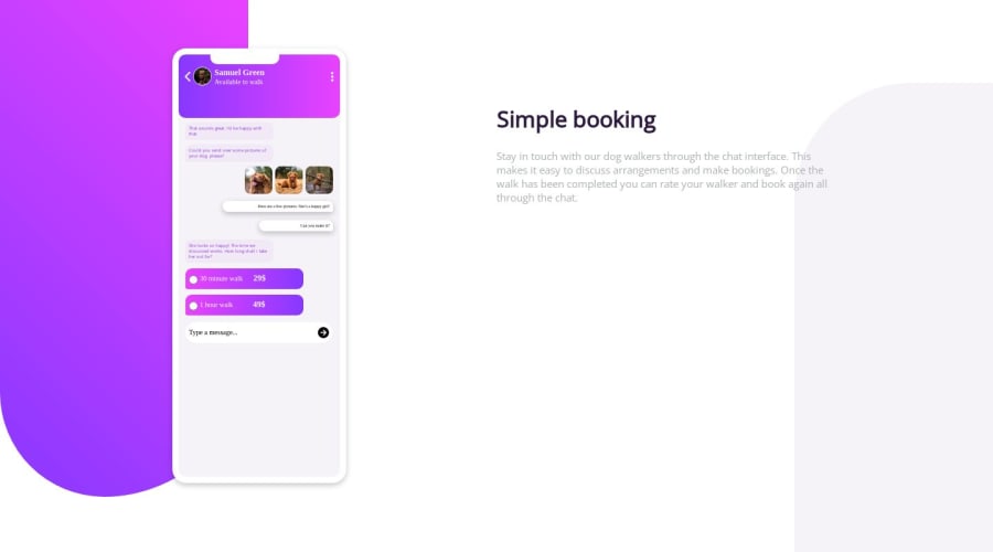 Frontend Mentor Chat App Illustration Using Pure Css Coding Challenge