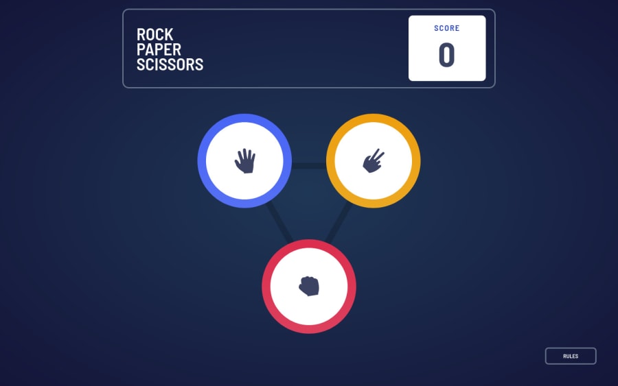 Frontend Mentor Rock Paper Scissors Html Css Vanilla Js Coding Challenge Solution