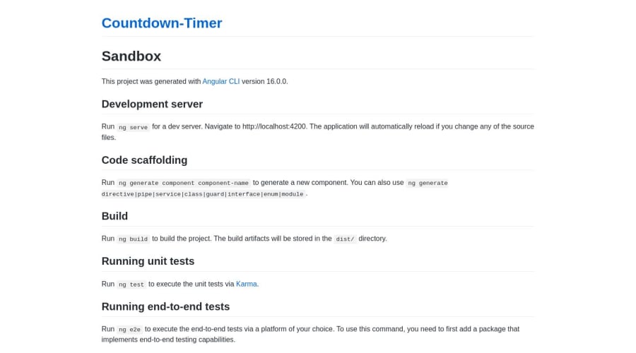 Frontend Mentor Countdown Timer Using Angular 15 Coding Challenge