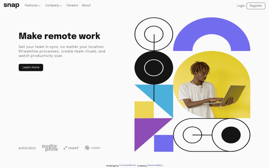 Frontend Mentor Responsive Introduction Section With Drop Down Navigation Using Css J Coding