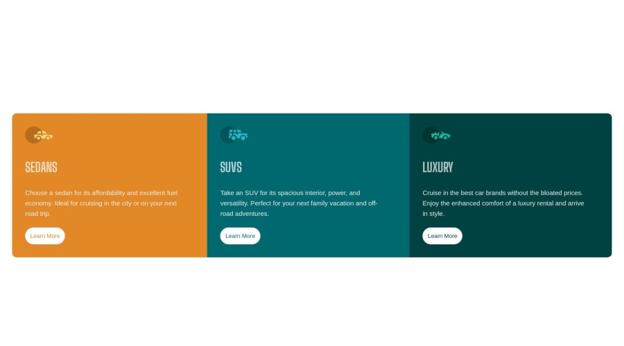 Frontend Mentor Responsive 3 Column Preview Using Css Flexbox Mobile And Desktop Coding