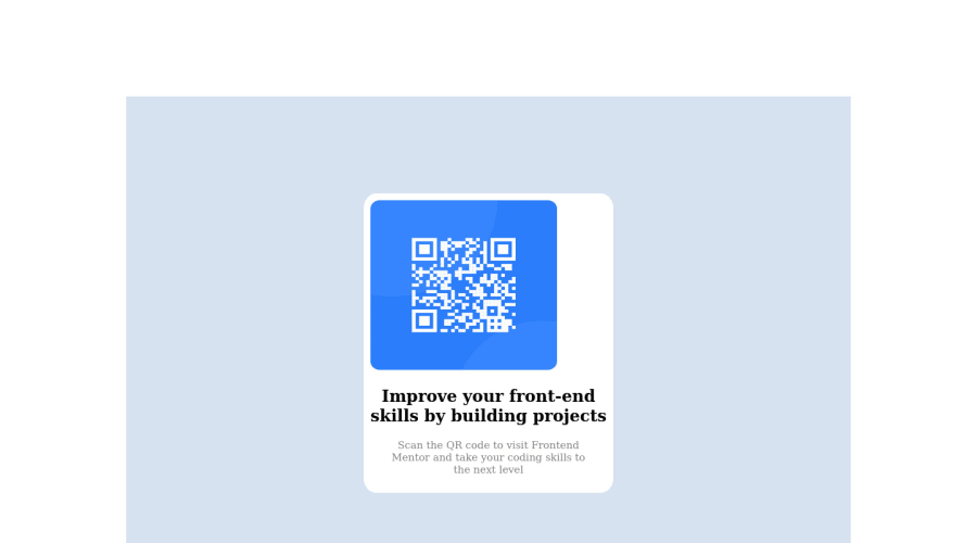Frontend Mentor Qr Code Component Coding Challenge Solution