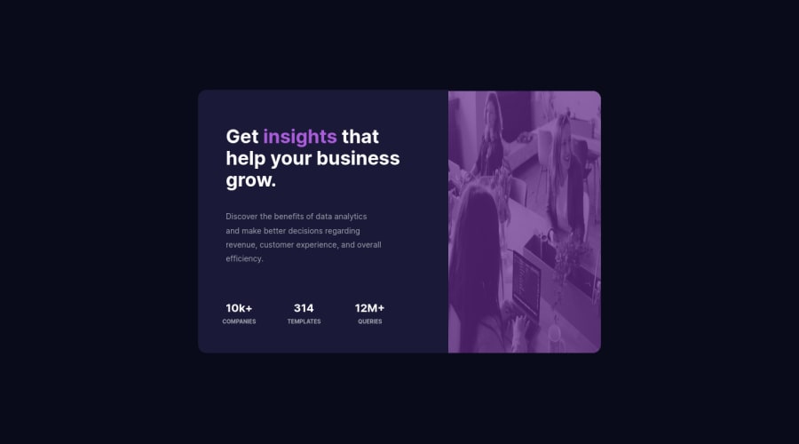 Frontend Mentor Html Css Mobile First Coding Challenge Solution