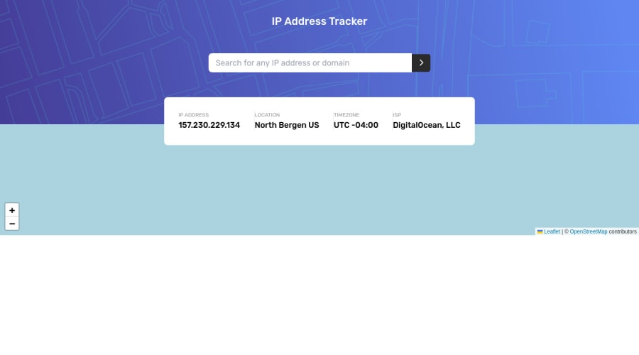 Frontend Mentor Ip Address Tracker With Reactjs And Tailwindcss Coding Challenge Solution