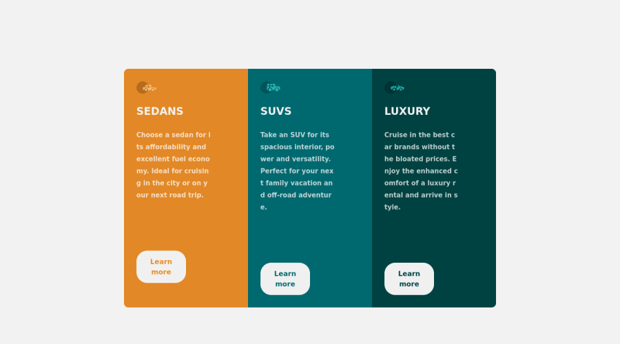 Frontend Mentor Responsive 3 Column Preview Card Css Grid And Flexbox Coding Challenge Solution