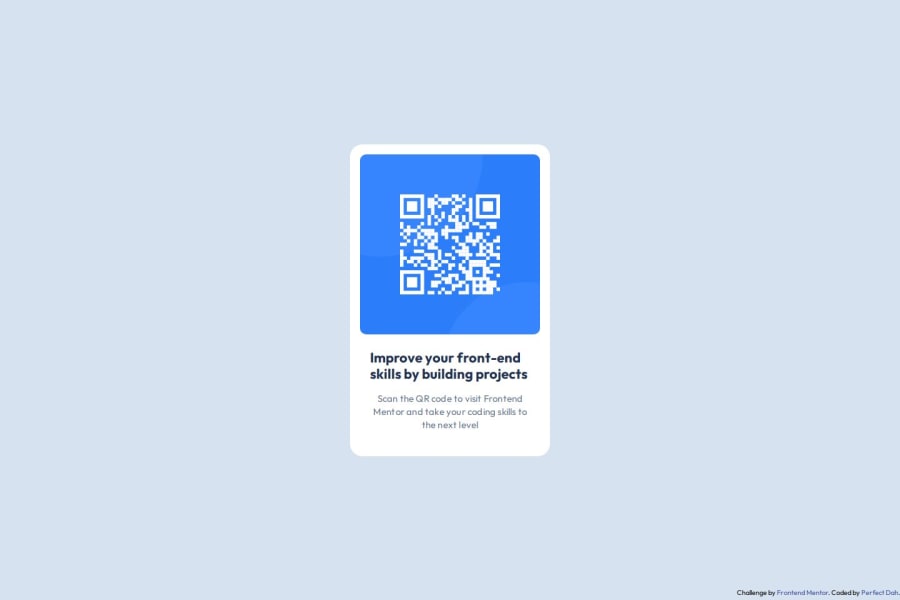 Frontend Mentor Responsive Qr Code Component Using Flexbox And Css Variables Coding Challenge