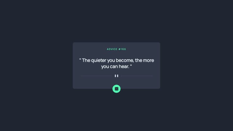 Frontend Mentor Advice Generator App With React Coding Challenge Solution