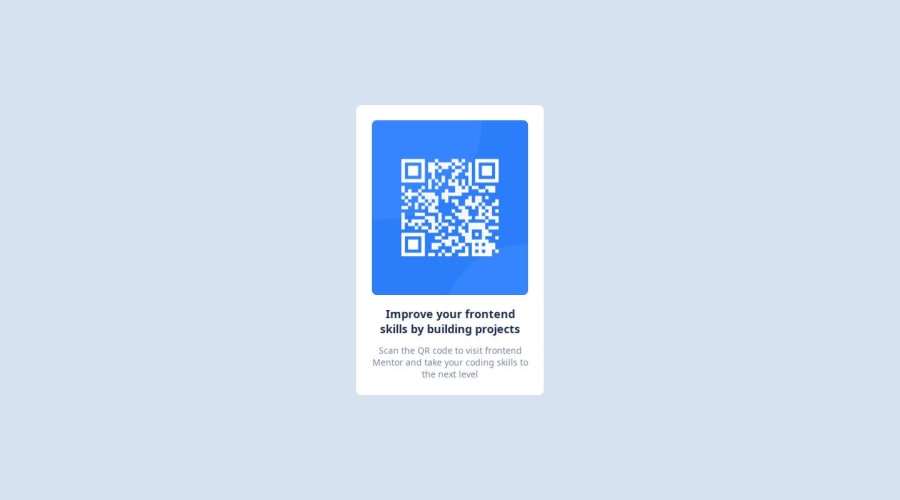 Frontend Mentor Qr Code Using Css Grids And Positions Coding