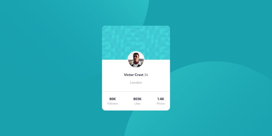 Frontend Mentor Profile Card Component Html Sass Flexbox Bem Coding Challenge Solution