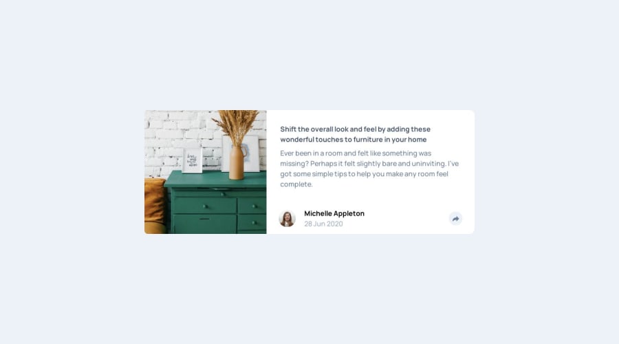 Frontend Mentor Responsive Article Preview Using Html Css Js And Tailwindcss Coding