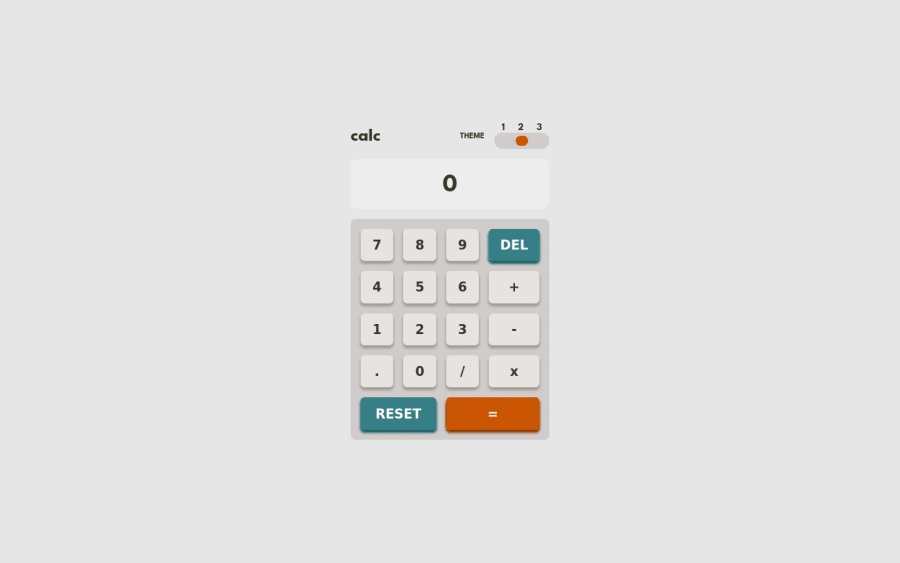 Frontend Mentor Basic Calculator Coding Challenge Solution
