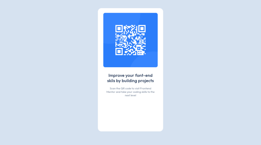 Frontend Mentor Qrcode Challenge Coding Challenge Solution