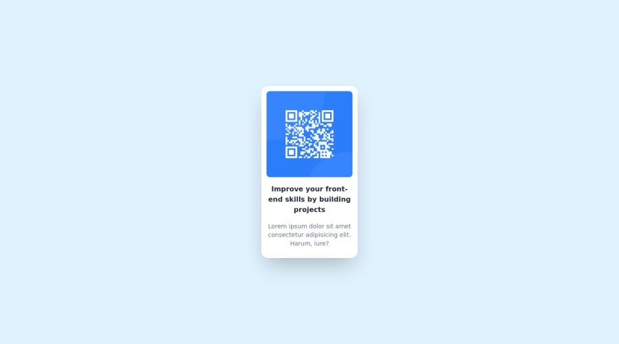 Frontend Mentor Qr Code Component Using Tailwindcss Coding Challenge Solution