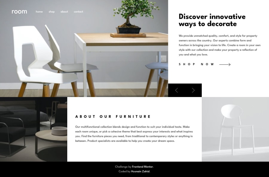Frontend Mentor Room Homepage Master Html Css Javascript Coding
