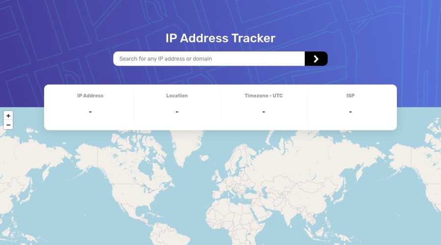 Frontend Mentor Ip Address Tracker With Bootstrap And Js Coding