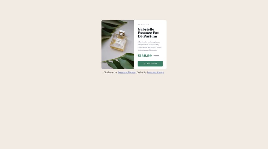 Frontend Mentor Product Preview Card Using Css Coding Challenge Solution