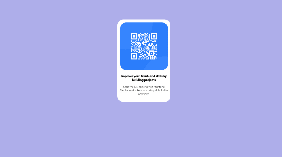 Frontend Mentor Qr Code Design Using Html5 And Css3 Responsive Design Position Coding
