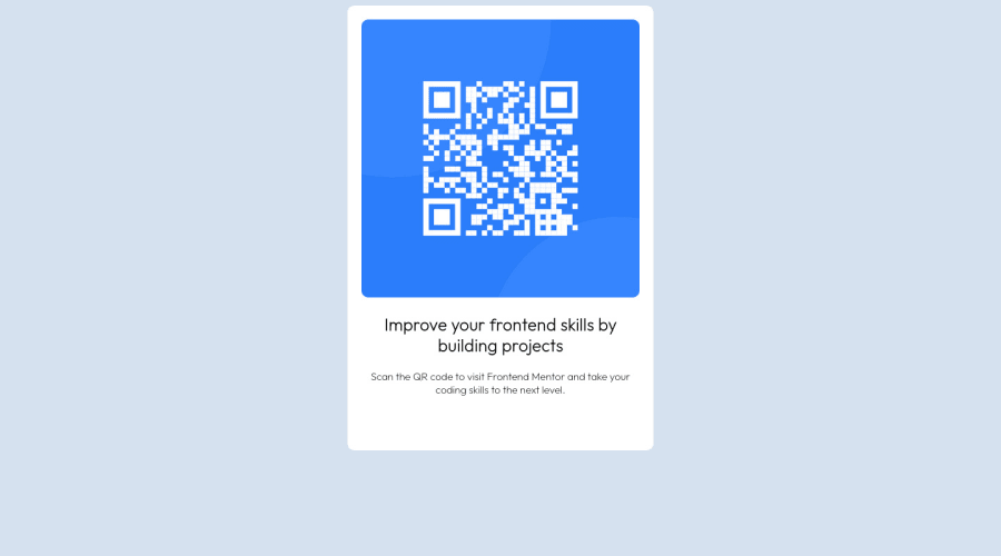 Frontend Mentor Qr Code Using Only Html And Css Coding Challenge Solution