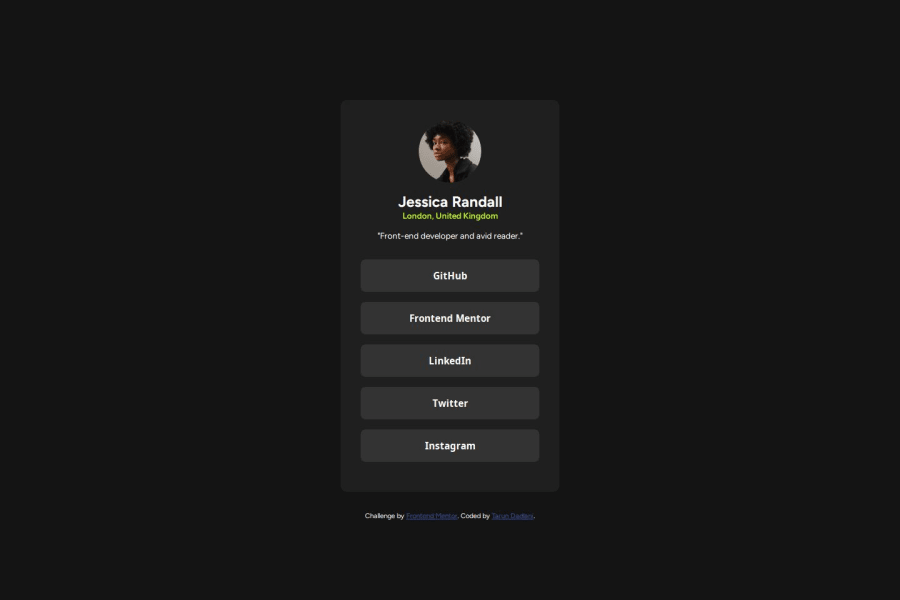 Frontend Mentor Responsive Personal Card With Html And Css Coding Challenge Solution