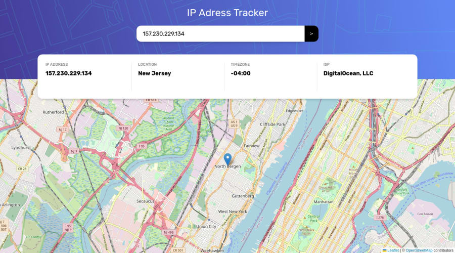 Frontend Mentor Ip Tracker Solution With React Coding Challenge Solution