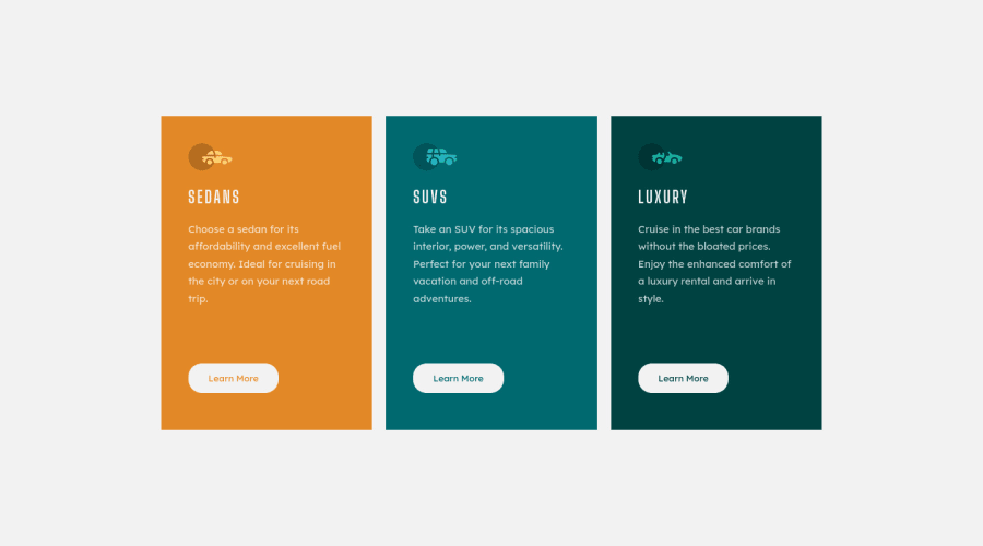 Frontend Mentor Responsive 3 Column Preview Card Layout Using Css Grid Coding Challenge Solution