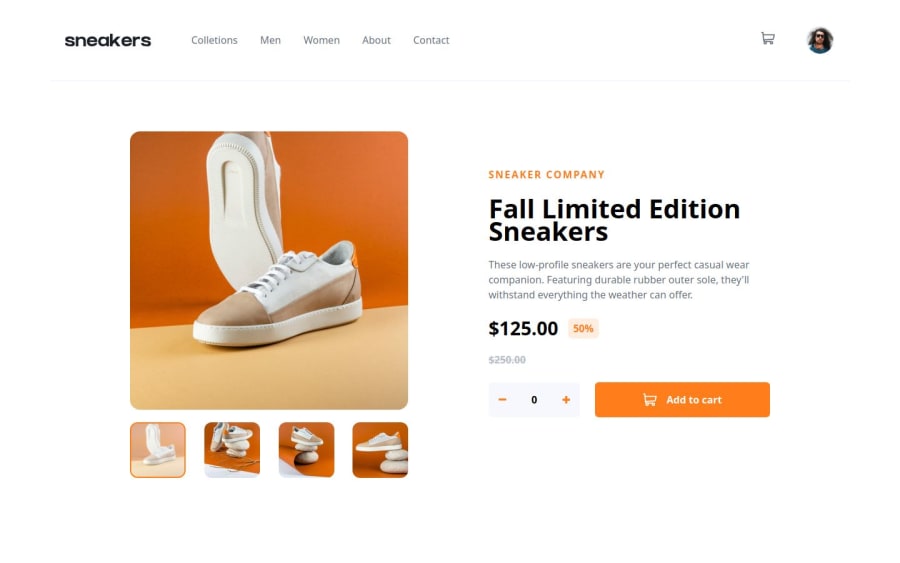 Frontend Mentor Ecommerce Product Page React Tailwindcss Coding