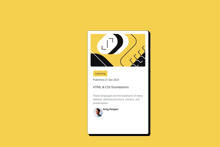 Frontend Mentor Blog Preview Card Using Html And Css With Bootstrap Coding Challenge Solution