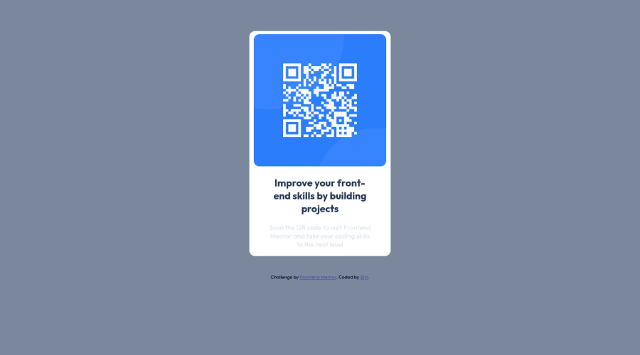 Frontend Mentor Qrcode Page Using Html And Css Coding Challenge Solution