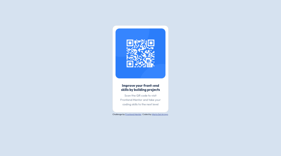 Frontend Mentor Challenge Qr Code Component Using Html And Css Coding Challenge Solution