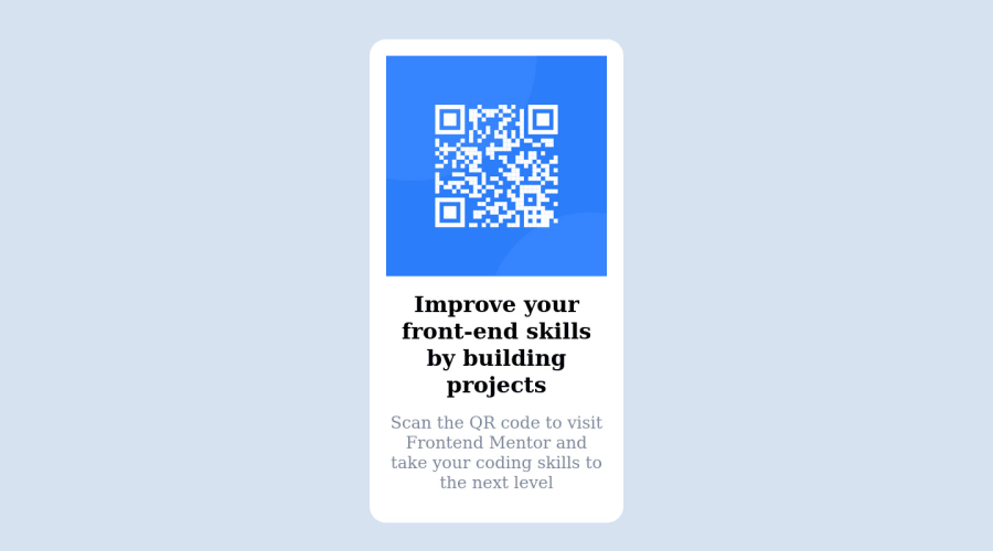Frontend Mentor Qr Code Component Coding Challenge Solution