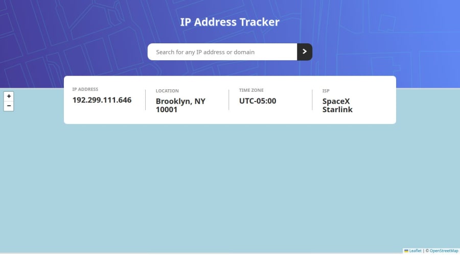 Frontend Mentor Working With Leaflet 101 Coding Challenge Solution