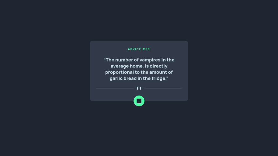 Frontend Mentor Advice Generator App With React Coding Challenge Solution