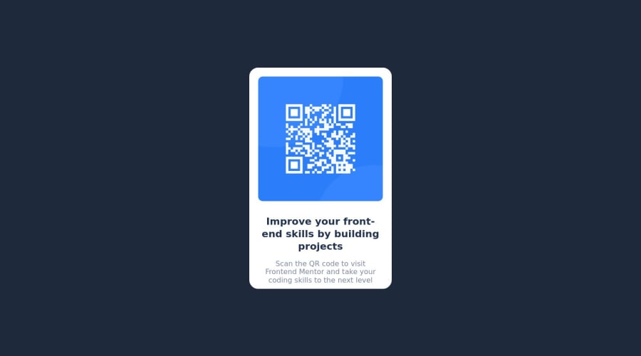 Frontend Mentor Responsive Qr Component Using Tailwindcss On Vue Coding Challenge Solution