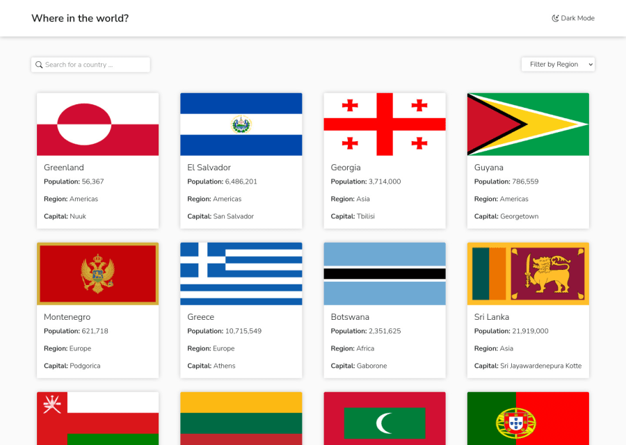 Frontend Mentor Rest Countries Api React React Router Bootstrap Coding Challenge Solution