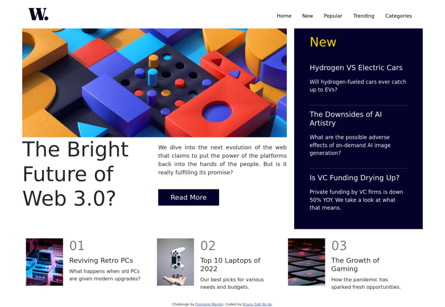 Frontend Mentor Bootstrap And Javascript Coding Challenge Solution