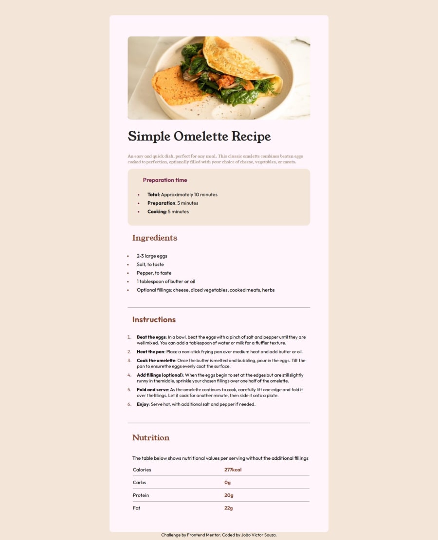 Frontend Mentor Projetando Usando Conceitos De Html E Css Como Flexboxetc Coding Challenge