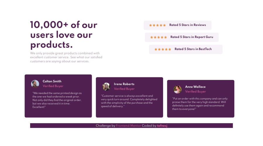 Frontend Mentor Using Bootstrap Html And Css Coding Challenge Solution