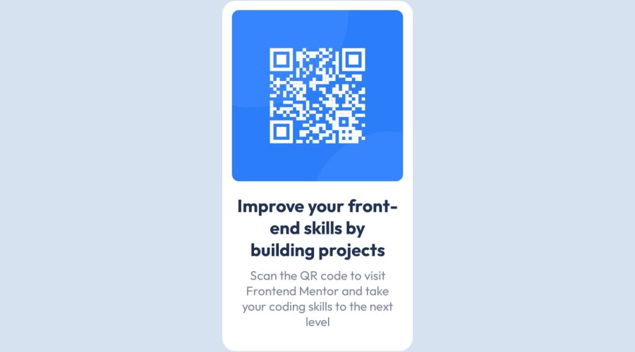 Frontend Mentor Responsive Qr Code Component Coding Challenge Solution