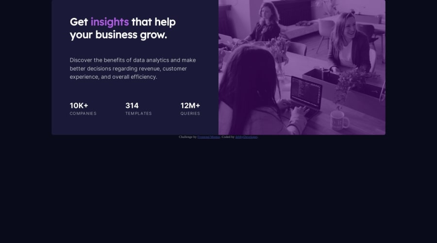Frontend Mentor Responsive Stats Preview Card Component Using Html And Css Coding Challenge
