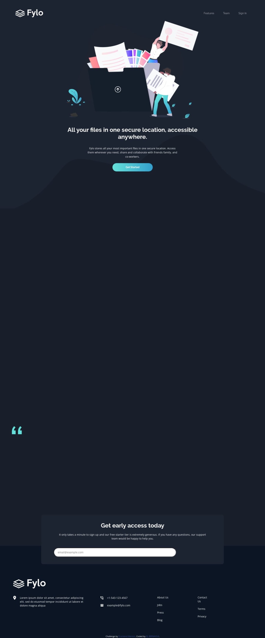 Frontend Mentor Responsive Landing Page Using Html Css Js Sass Bootstrap Coding Challenge Solution