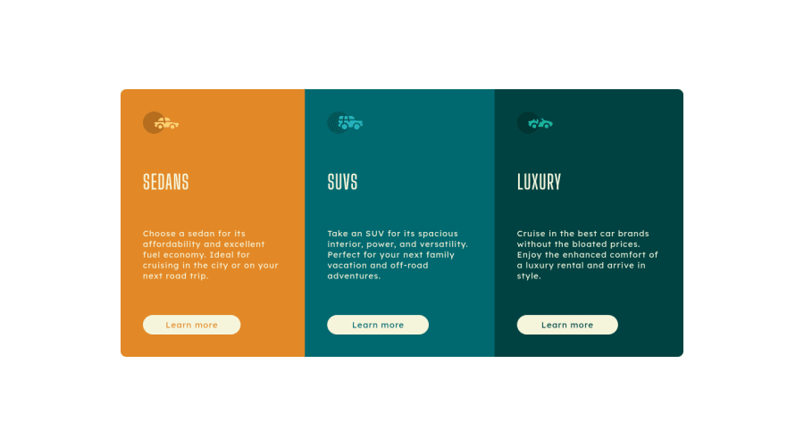 Frontend Mentor 3 Column Using Flexbox Coding Challenge Solution