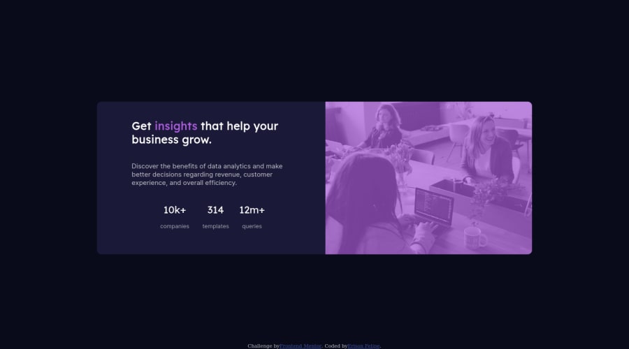 Frontend Mentor | Componente de Cartão minimalista coding challenge solution